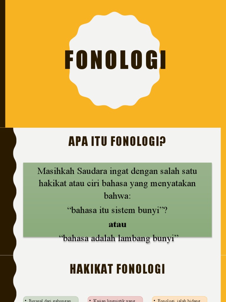 Fonologi | PDF