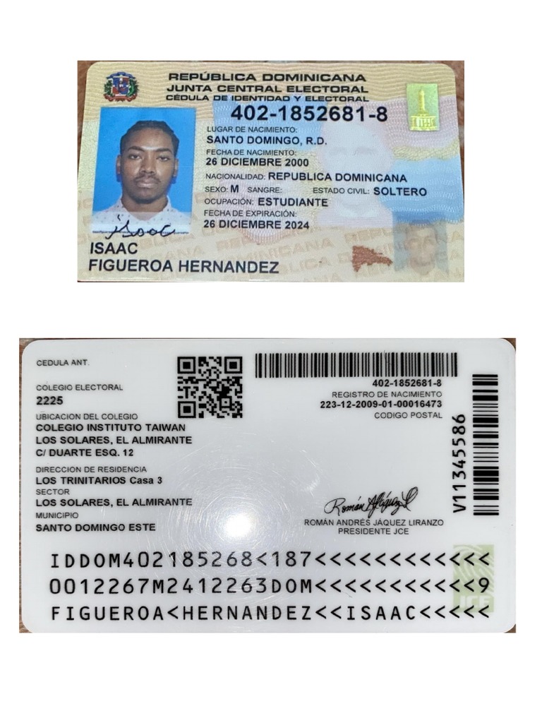 Documento Cedula Mescyt | PDF