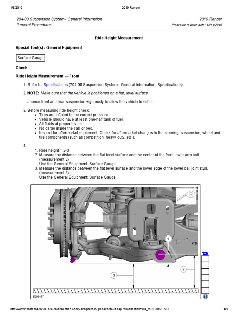 204-00 Ride Height Measurement | PDF | Vehicles | Wheeled Vehicles