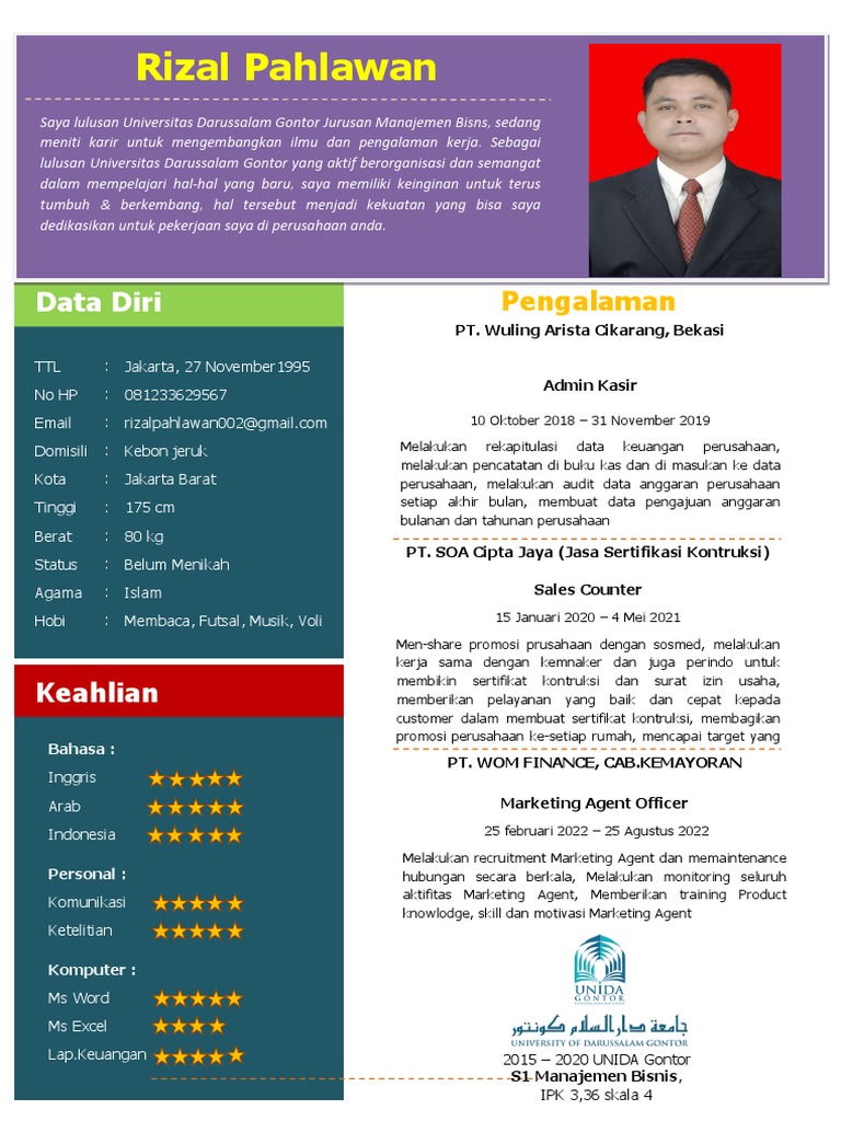CV Ku Fix BGT | PDF | Karier & Perkembangan
