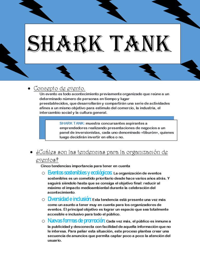 Shark Tank | PDF | Etiqueta | Videotelefonía