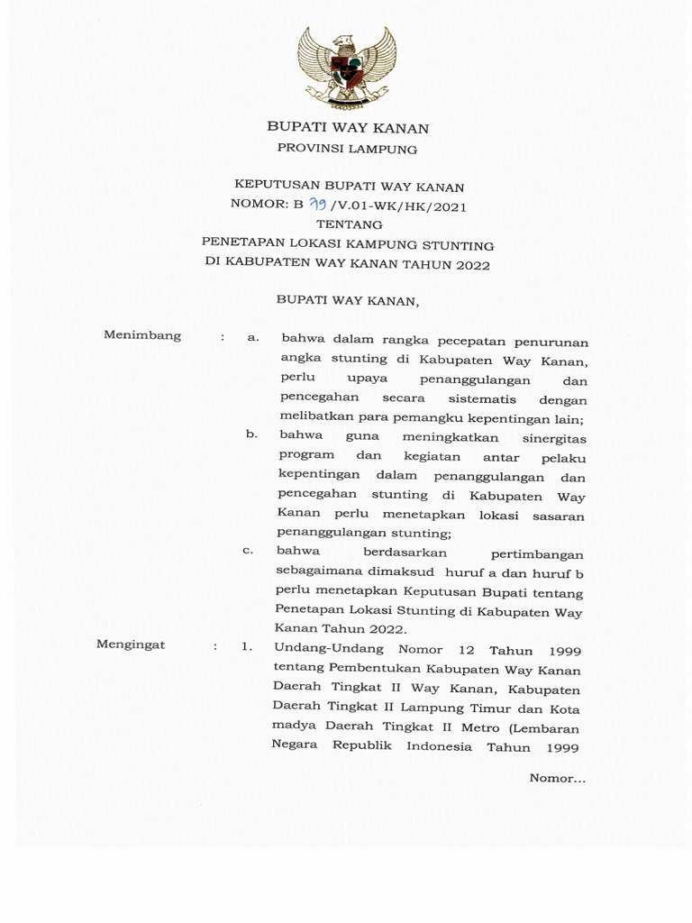 SK Lokus Stunting | PDF