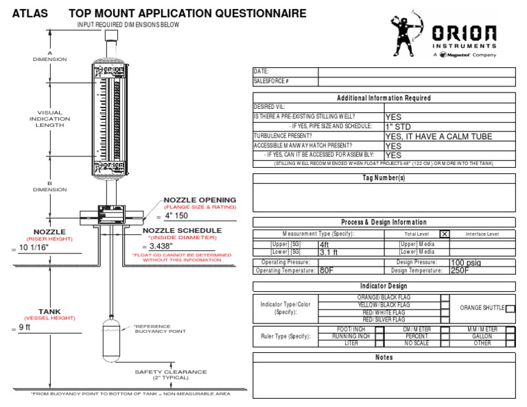 New Top Mount Questionnaire - STP JJ | PDF | Pipe (Fluid Conveyance ...