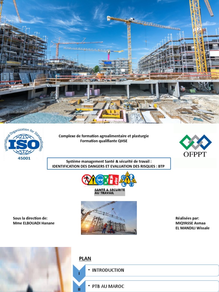 SST.45001 Secteur BTP | PDF | Risque | Prophylaxie