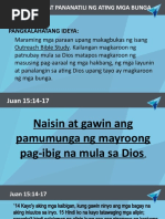 Child Dedication (Tagalog) | PDF