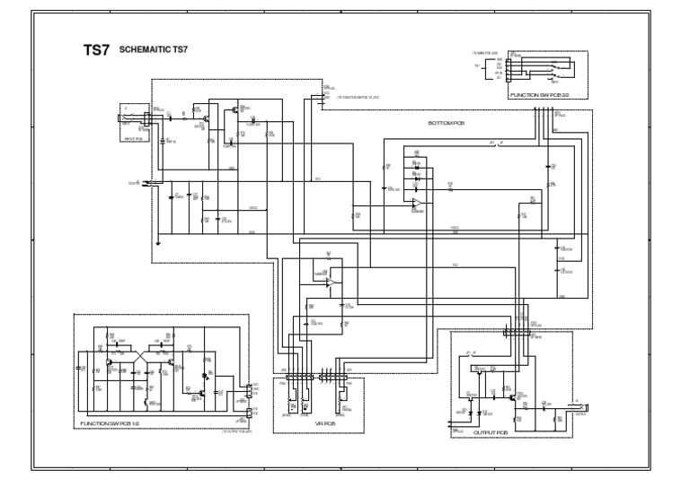 Ibanez TS7 - Tube Screamer - Schematic | PDF