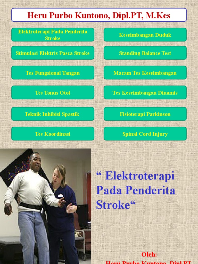 Elektroterapi untuk Pemulihan Stroke | PDF | Kesehatan Holistik