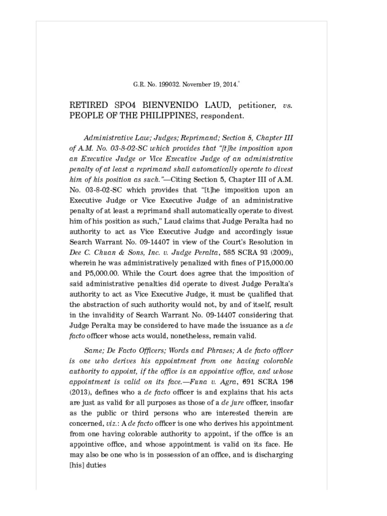 Laud v. People | PDF | Probable Cause | Search Warrant