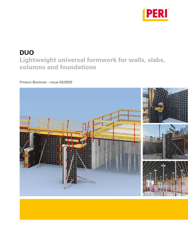 Lightweight Universal Formwork For Walls, Slabs, Columns and Foundations | PDF | Scaffolding | Wall