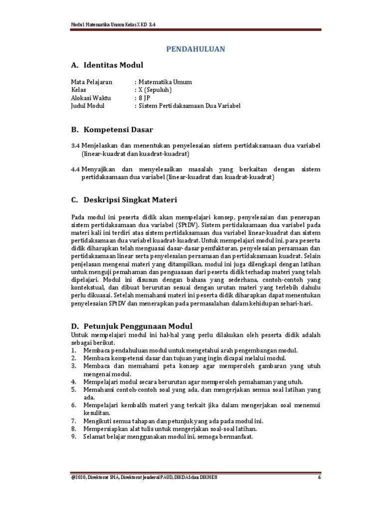 X Matematika Umum Kd 3 4 Final 6 Pdf