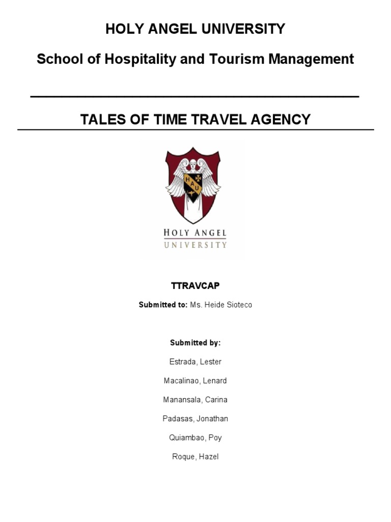 Tales of Time Travel Agency Overview | PDF | Tourism | Travel Agency