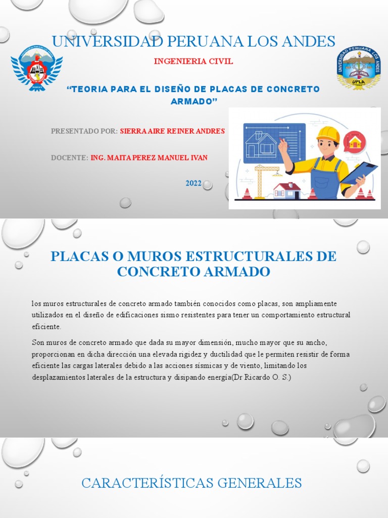 Teoria para El Diseño de Placas - Concreto | PDF