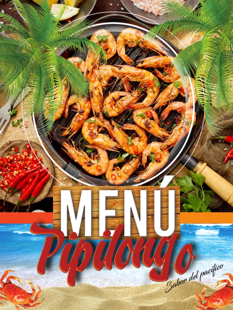 Pipilongo Menu 2020 | PDF | Mariscos | Comida y bebida