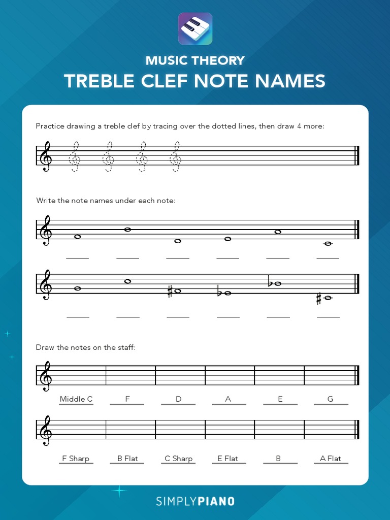 Theory 101 Worksheets | Download Free PDF | Music Theory | Notation
