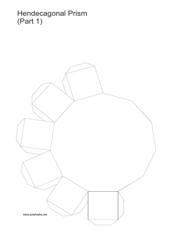Hendecagonal Prism | PDF
