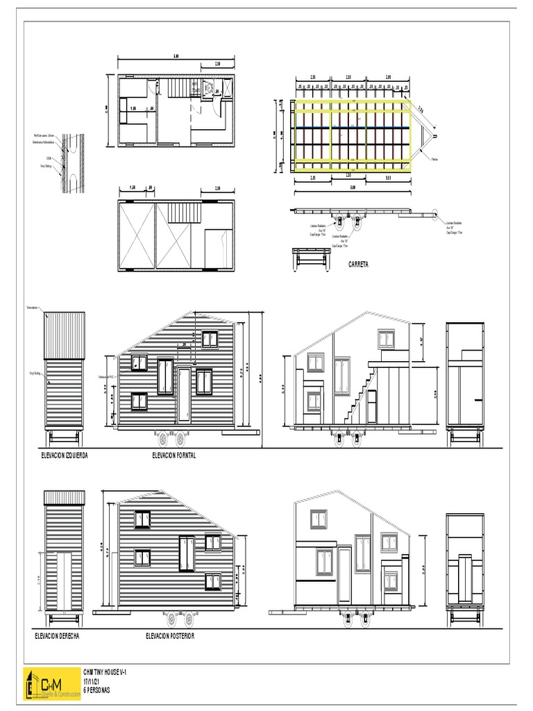 Planos Tiny House CHM V-1 | PDF