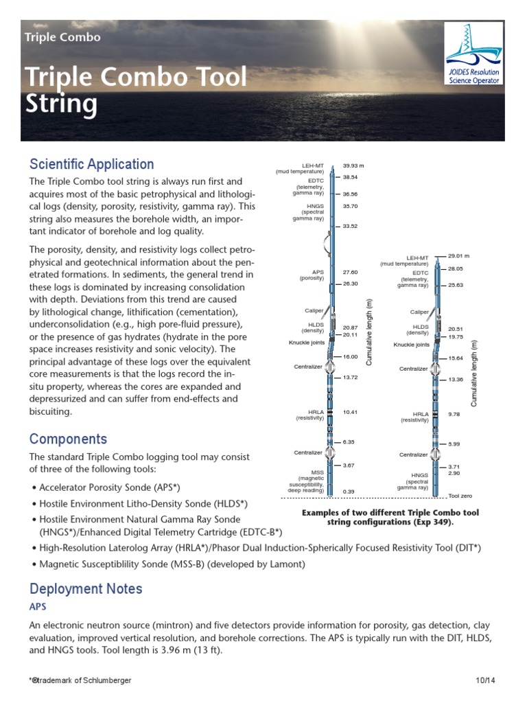 Triple Combo | PDF | Physical Sciences | Applied And Interdisciplinary ...