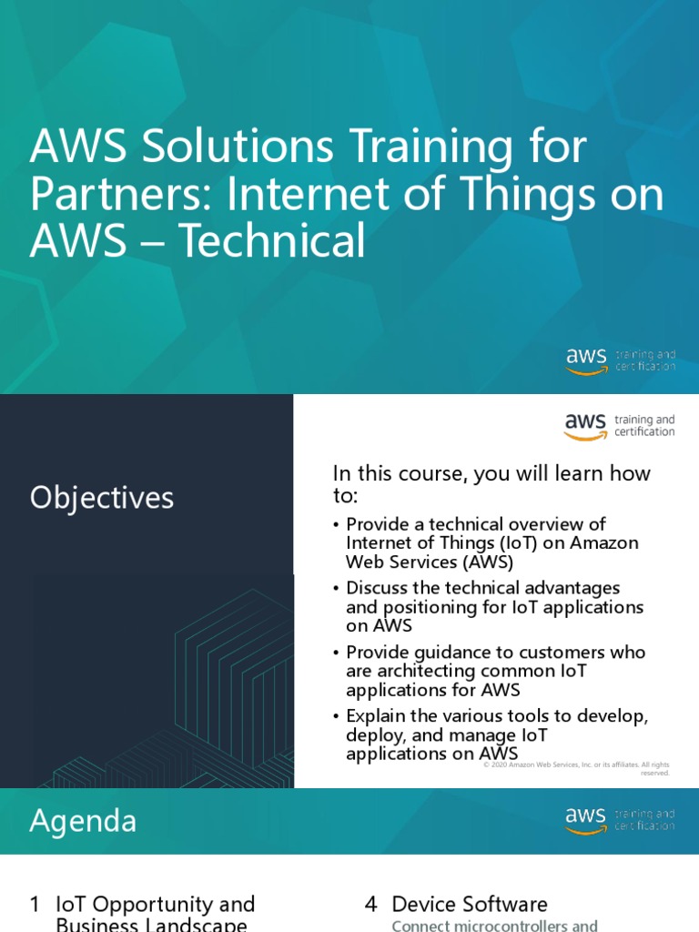 Student Copy - AWS STP IoT On AWS - Technical | PDF | Internet Of Things | Amazon Web Services