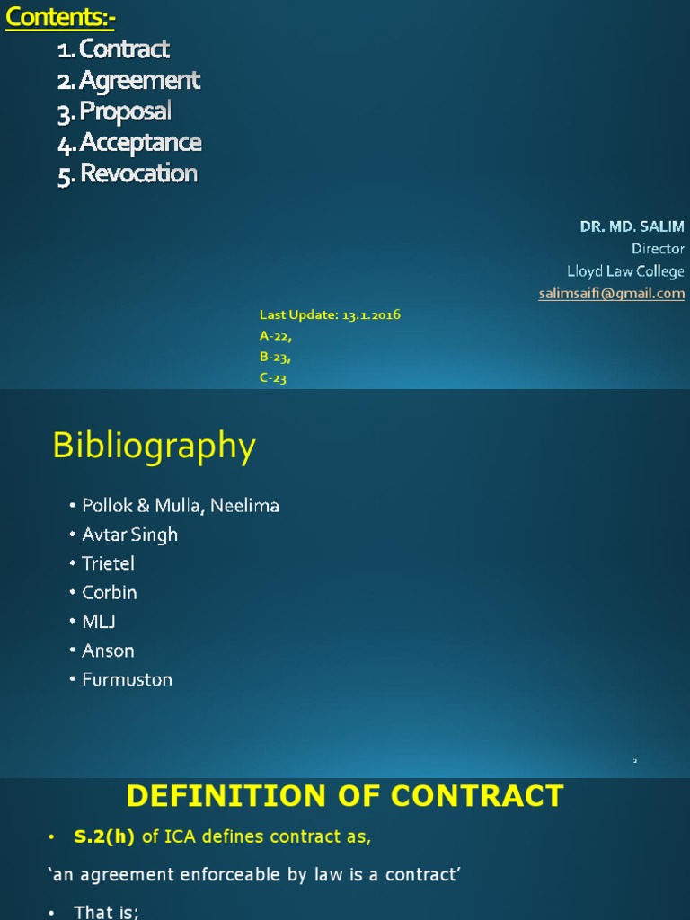 Agreement-Contract, Offer-Acceptance | PDF | Offer And Acceptance ...