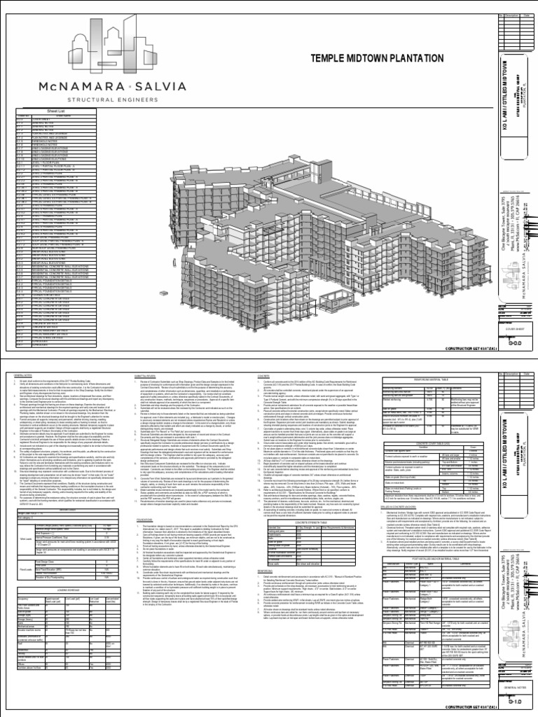 Kol Ami - Midtown Plantation - Structure - Rev 2 Consolidated Set | PDF ...