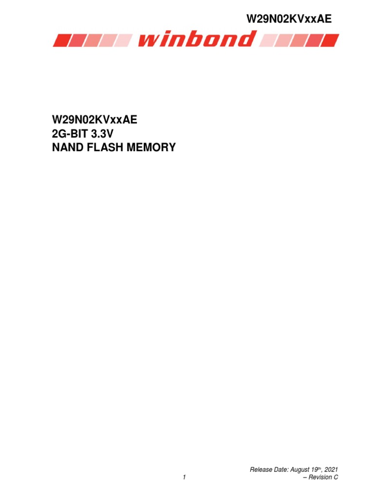 Winbond Datasheet | PDF | Flash Memory | Computer Hardware