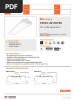 Metalux OHBL LED 4ft High Bay Spec Sheet | PDF | Light Emitting Diode ...