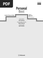 Personal Best (B1) - Workbook Answer | PDF