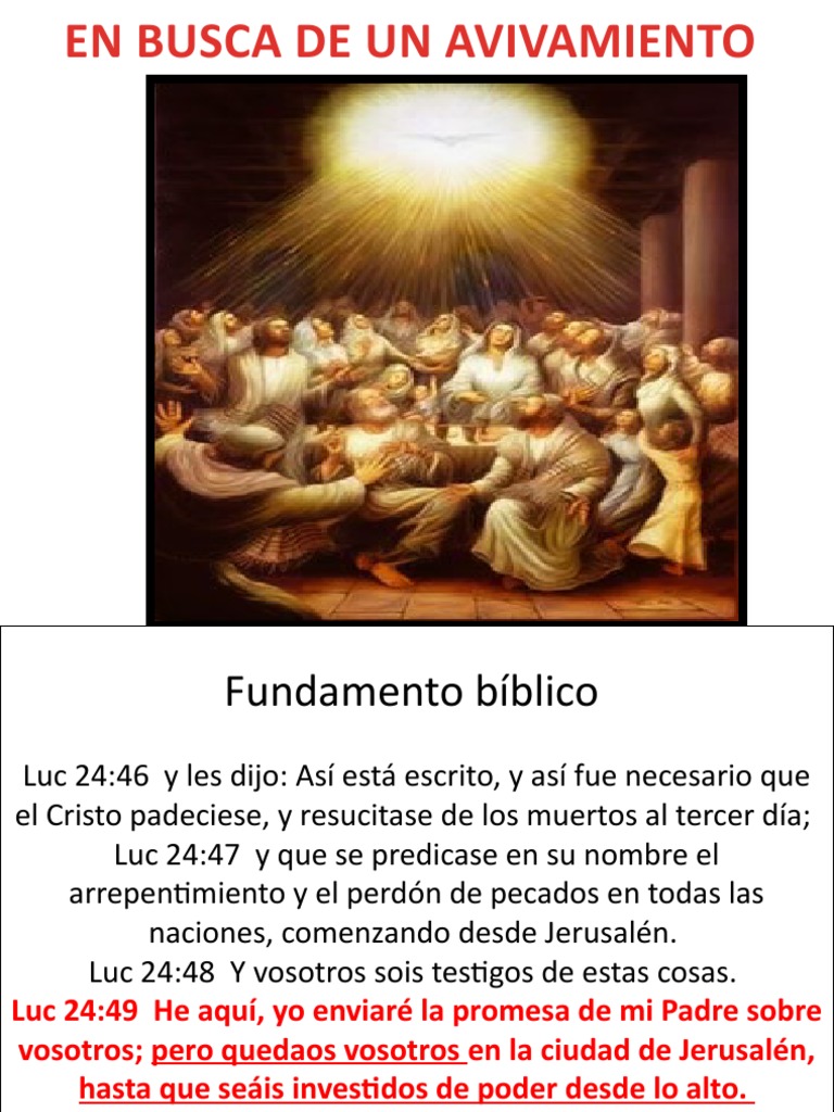 En Busca de Un Avivamiento Pred - Sab. 02-10-21 | PDF | espíritu Santo ...