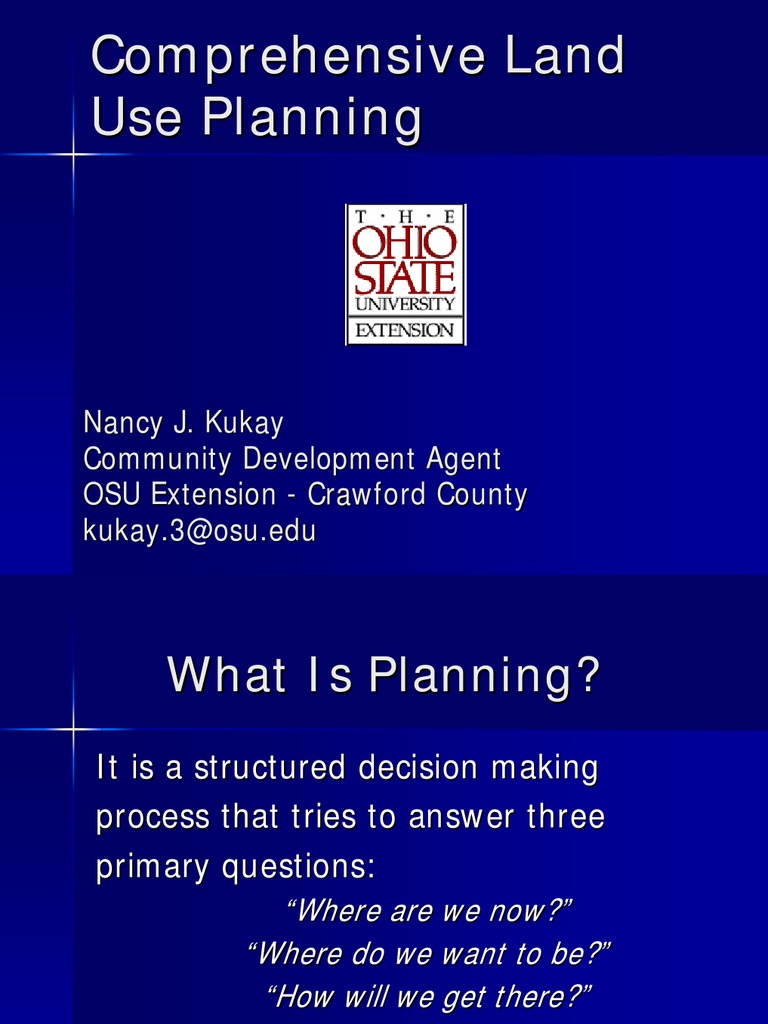 Comprehensive Land Use Planning | PDF | Land Use | Business