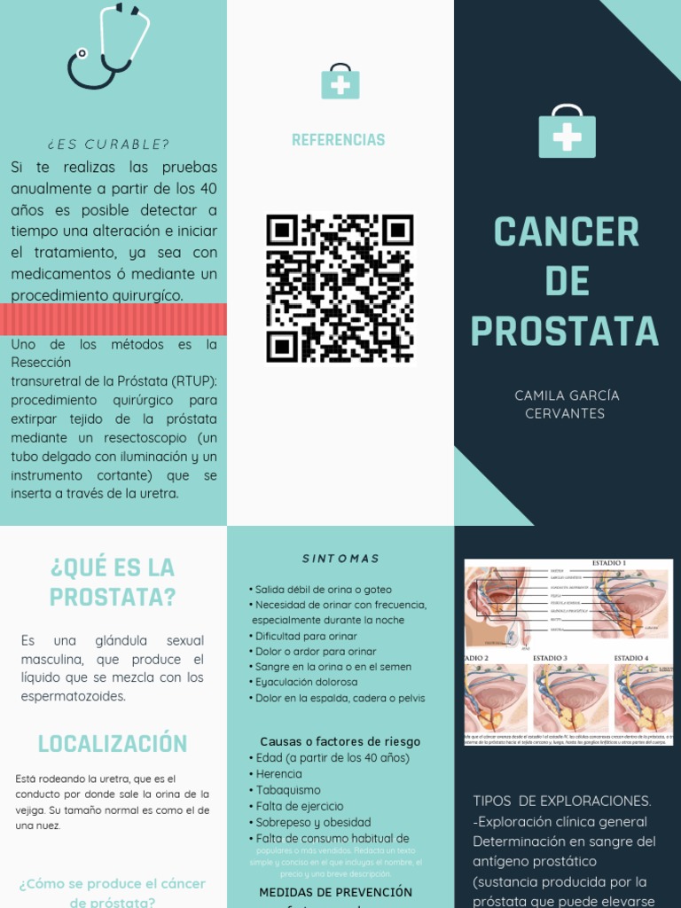 Folleto Cancer de Prostata | PDF | Cancer de prostata | Cáncer