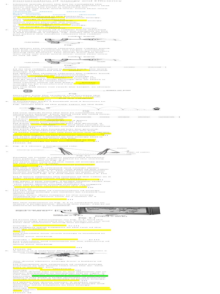 Energy Transfers in Everyday Objects | PDF | Potential Energy | Kinetic Energy