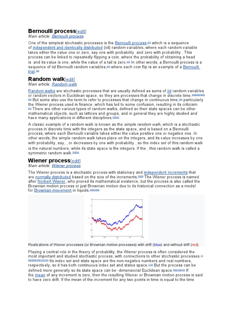 Bernoulli Process | PDF | Stochastic Process | Mathematical Analysis