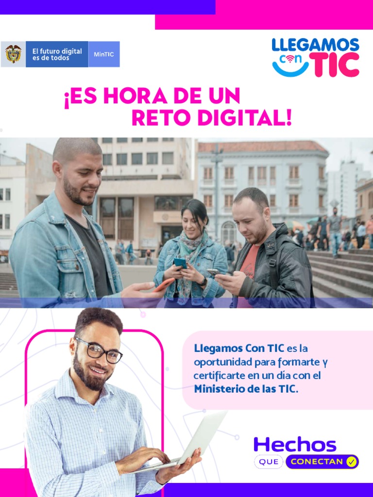 Oportunidades digitales para todos: Presentación del programa Llegamos Con TIC | PDF | Internet ...