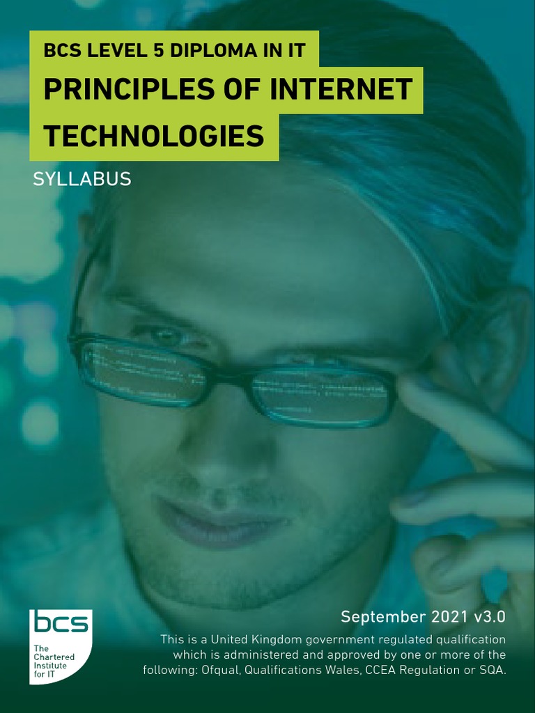 Principles of Internet Technologies: Bcs Level 5 Diploma in It | PDF ...