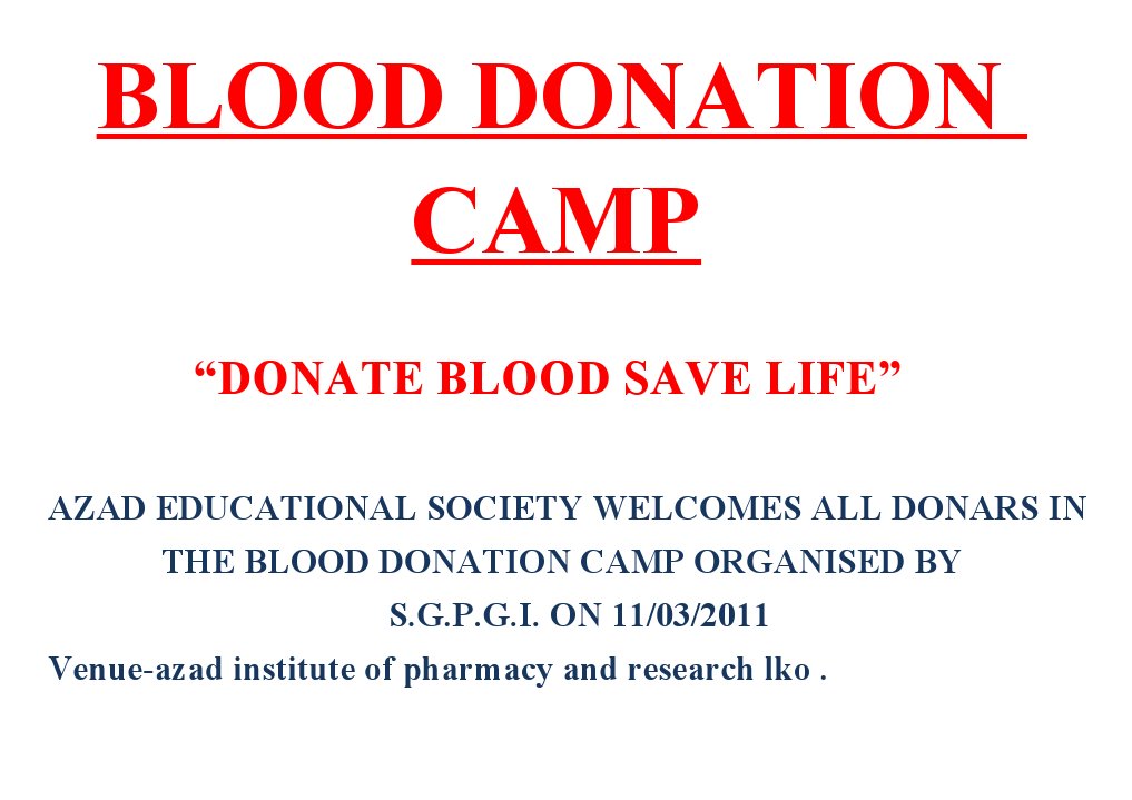 Blood Donation | PDF