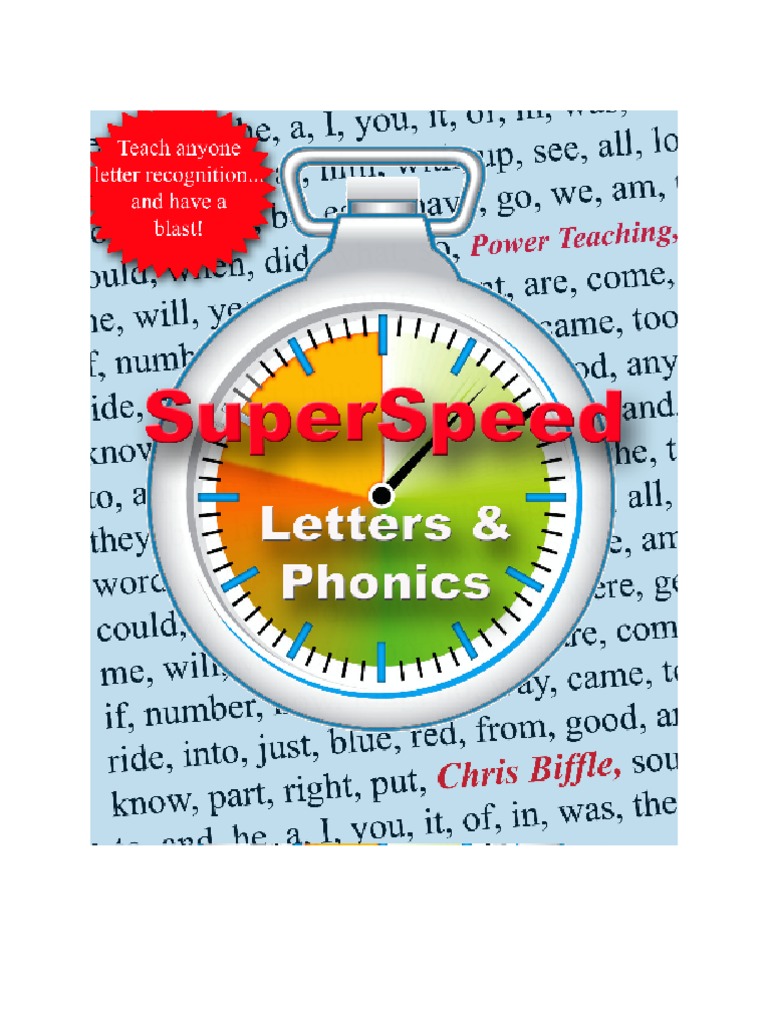 Super Speed Letters and Phonics | PDF | Phonics | Reading (Process)