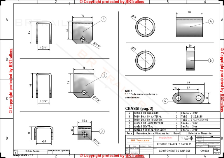 CV 003 - Chassi PG2 | PDF