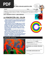 Fichas Artes 3° Básico | PDF | Pinturas | Dibujo