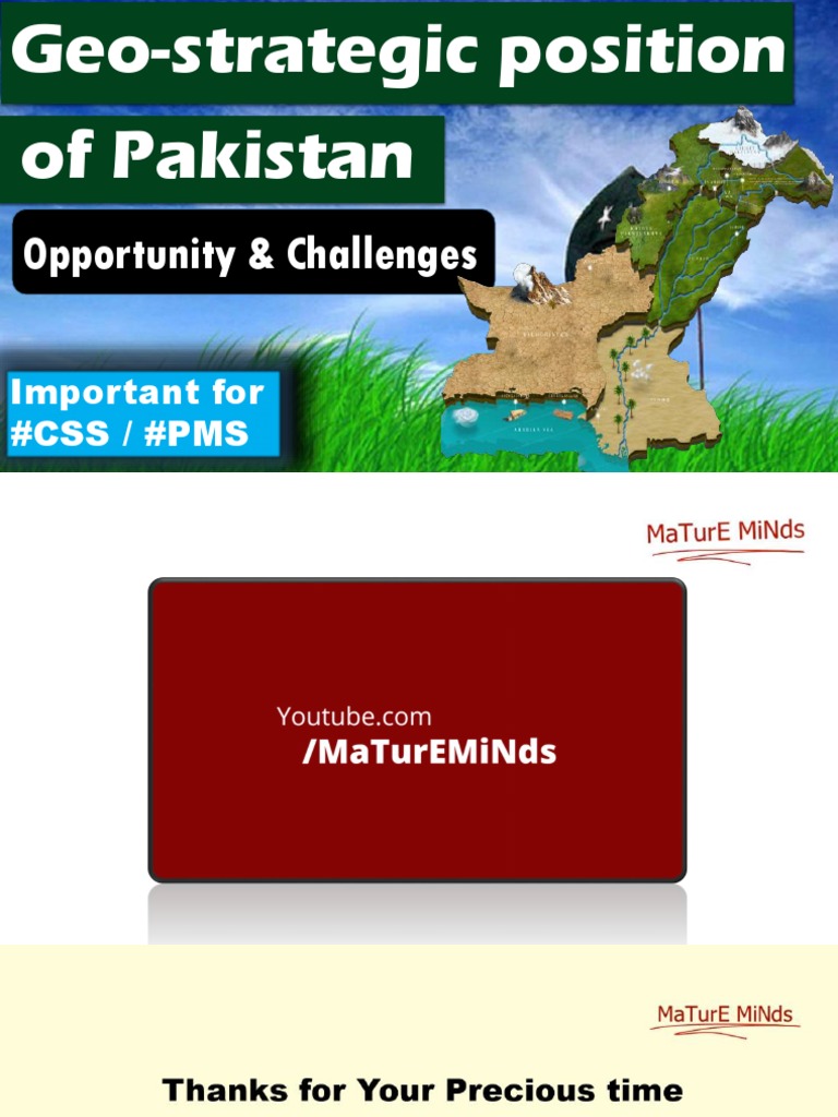 Pakistan's Geo-Strategic Significance | PDF | Pakistan | India–Pakistan ...