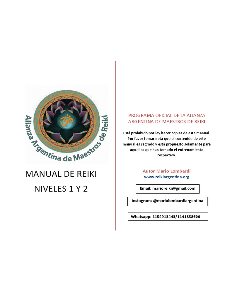 Manual Reiki Usui 1 y 2 God | PDF | Reiki | Qi