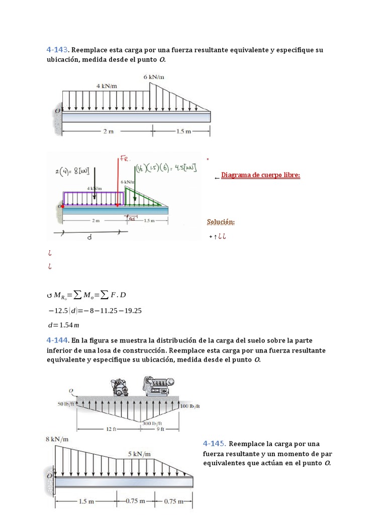 Tarea Estatica | PDF | Fuerza | Física