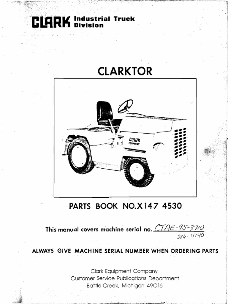 Clark CTA 40 | PDF