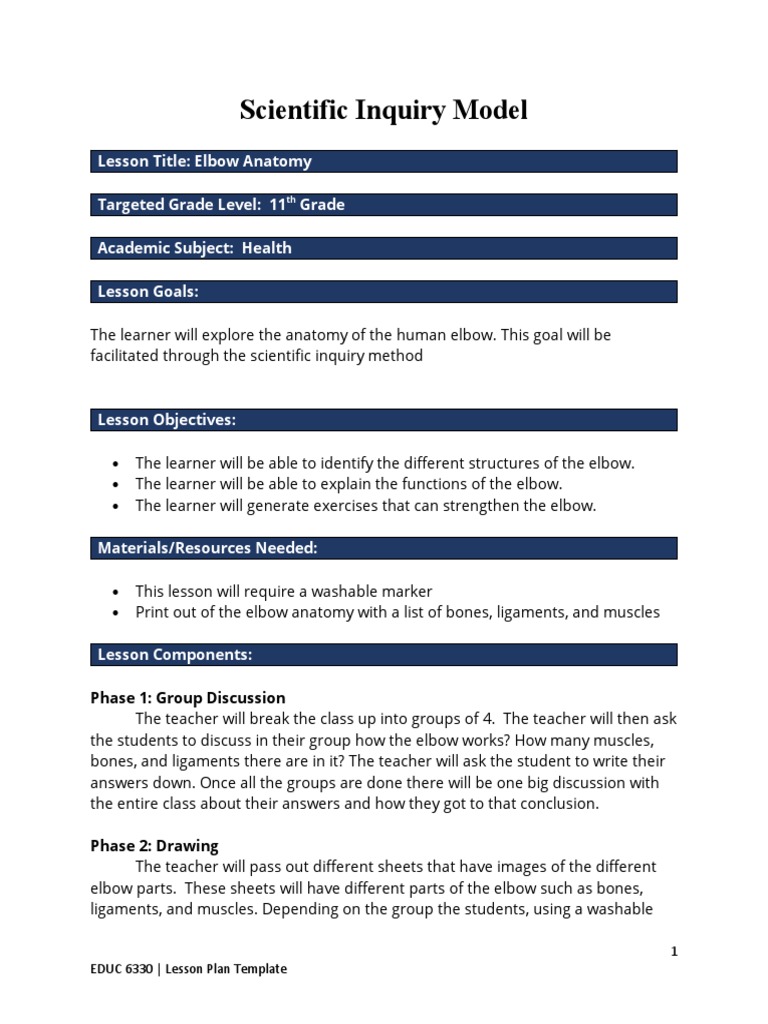 Lesson Plan Template Week 1 | PDF | Lesson Plan | Teachers