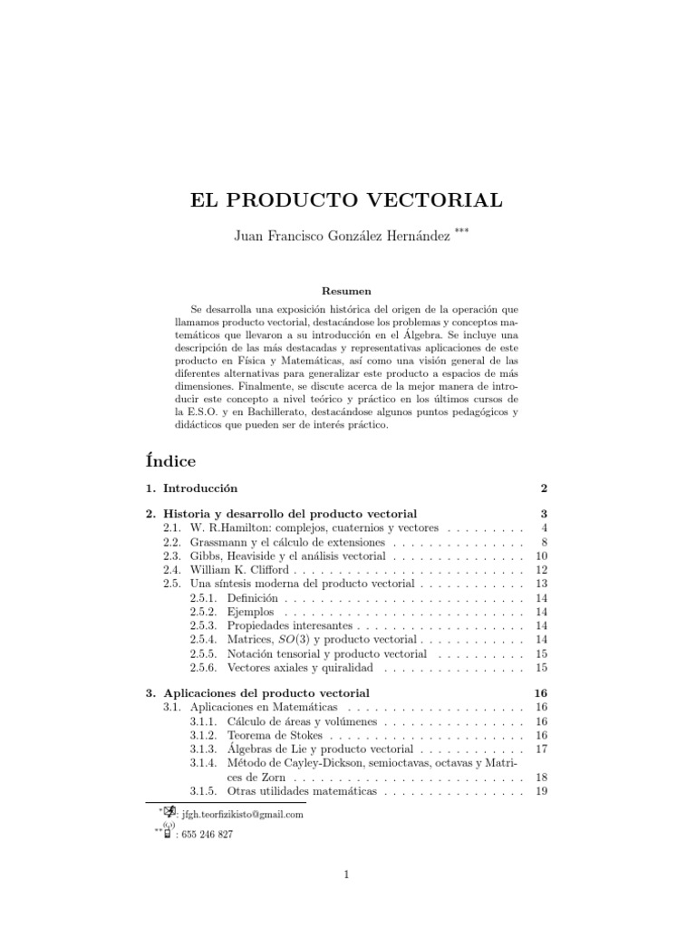 Producto Vectorial de Laplace - Runge - Lenz | PDF | Espacio vectorial ...