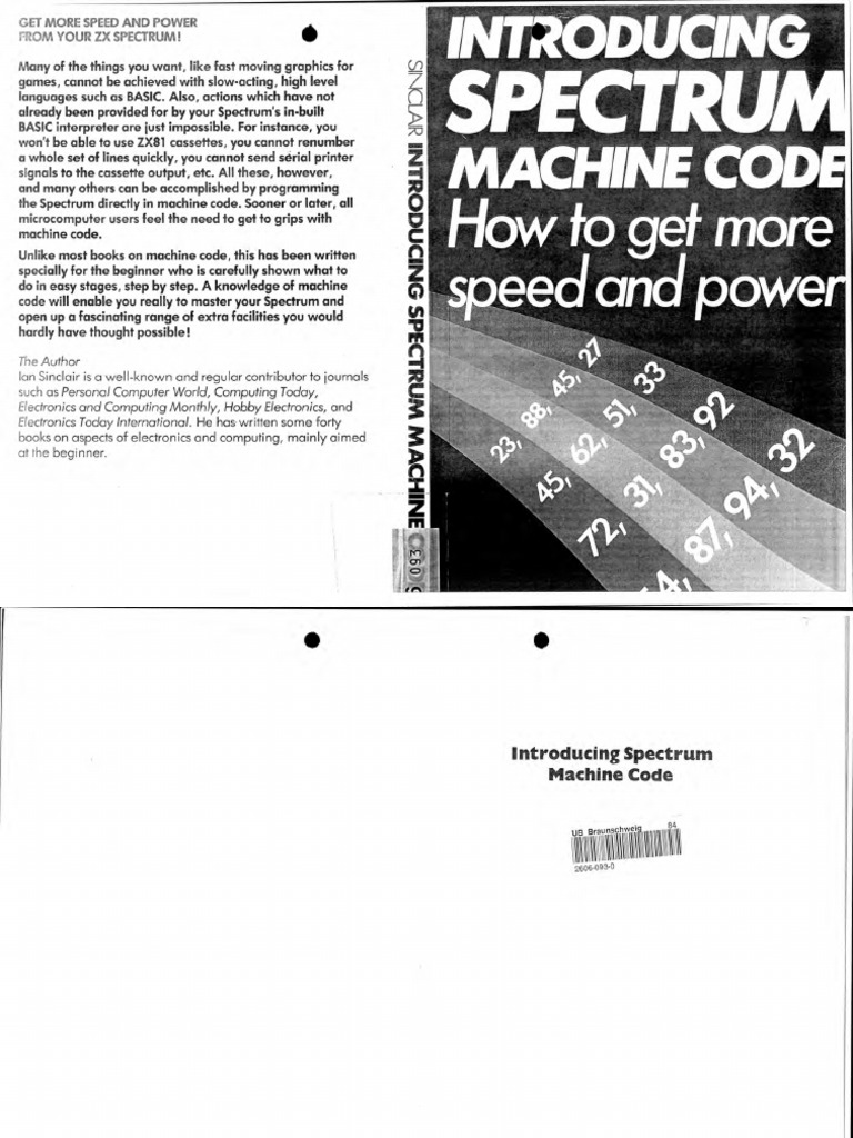 Introducing Spectrum Machine Code | PDF Introducing Spectrum Machine Code | PDF