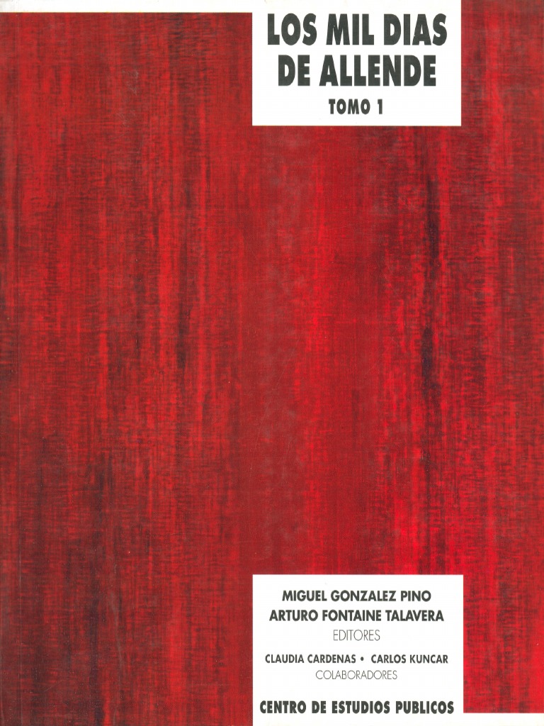Tomo1 Mil Dias de Allende | PDF | Chile | Política del ala izquierda