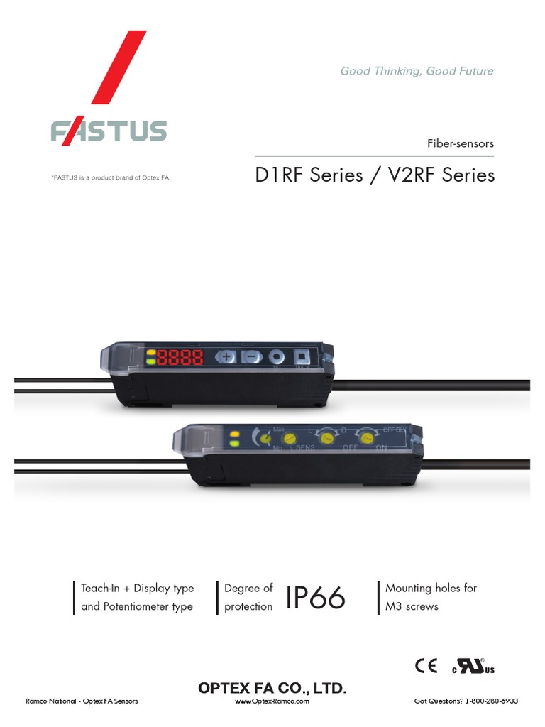 optex-fa_d1rf_and_v2rf_brochure | PDF | Electrical Connector | Bipolar ...