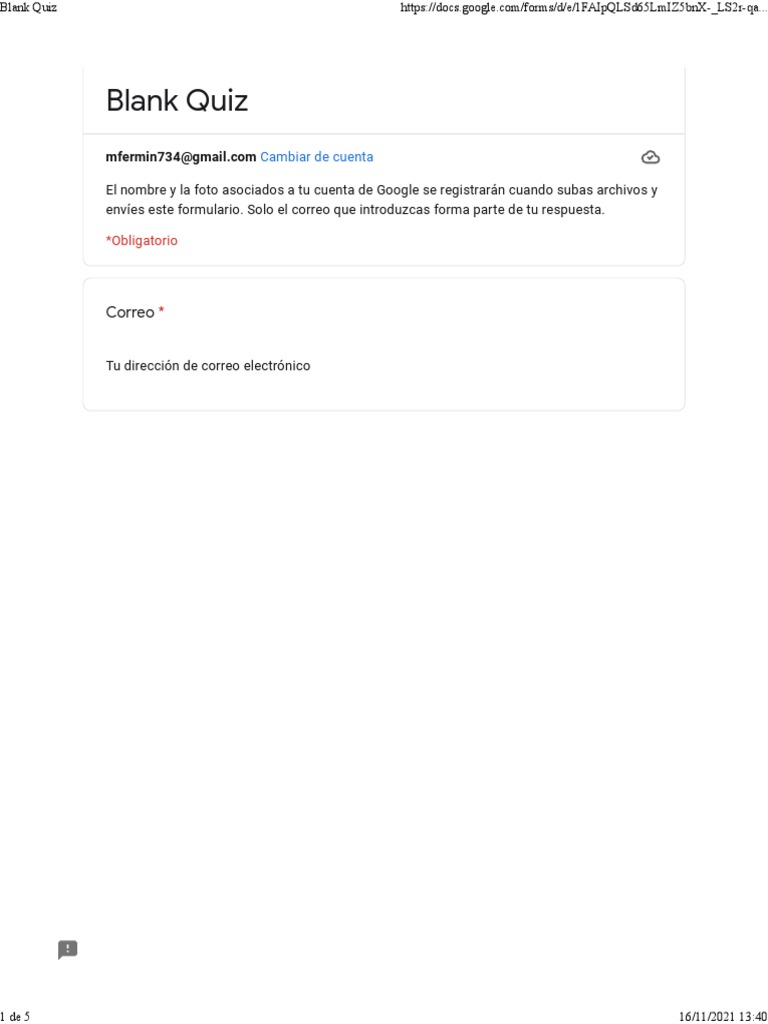 Blank Quiz EJER | PDF