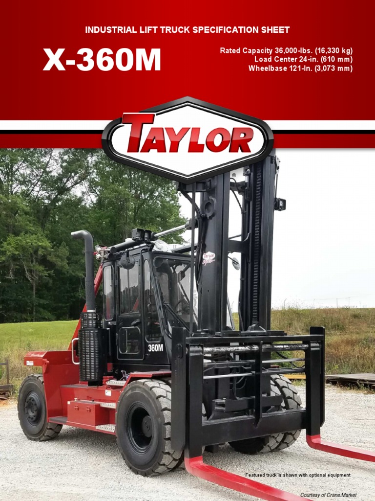Taylor Lift Trucks Spec Ce8a3e | PDF | Truck | Engines