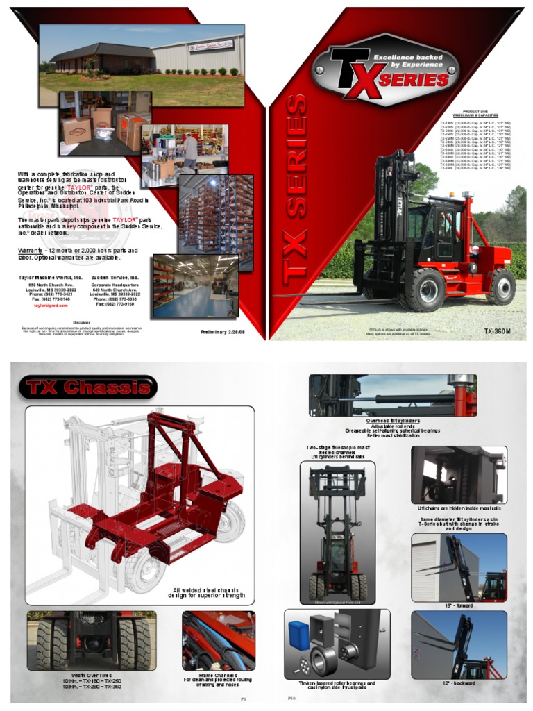 TX series - Big Red Inc | PDF | Truck | Brake